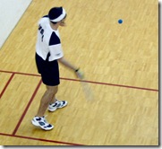 Racquetball: Footwork For Serving In Racquetball